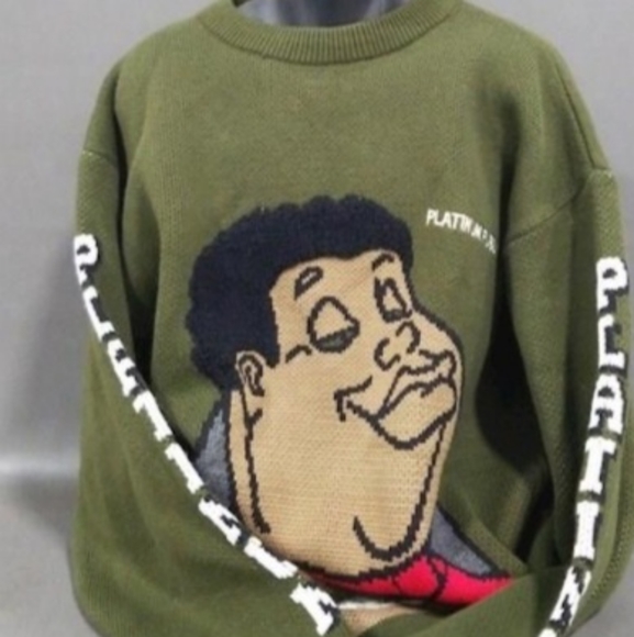 FUBU | Sweaters | Vintage Fubu Platinum Fat Albert Big Face Junk Yard ...